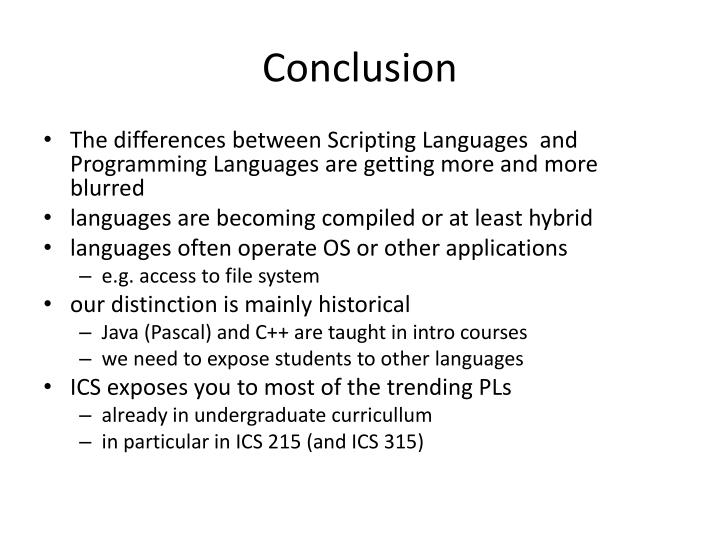 Ppt Scripting Languages Intro Powerpoint Presentation Id 1575906