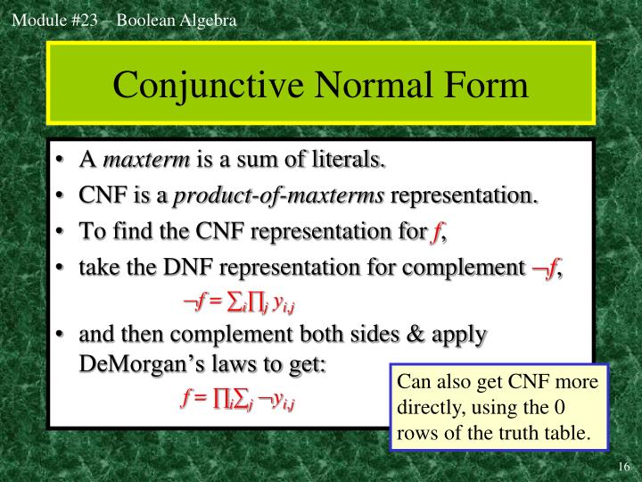 Ppt Chapter 11 Boolean Algebra Powerpoint Presentation Id 1714806