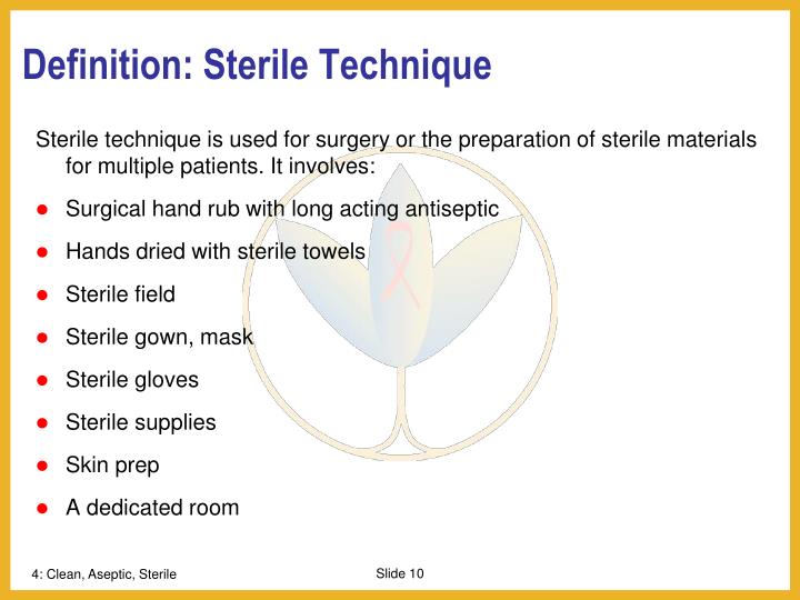PPT - Clean, Aseptic and Sterile Technique PowerPoint Presentation - ID ... PPT - Clean, Aseptic and Sterile Technique PowerPoint Presentation - ID ...