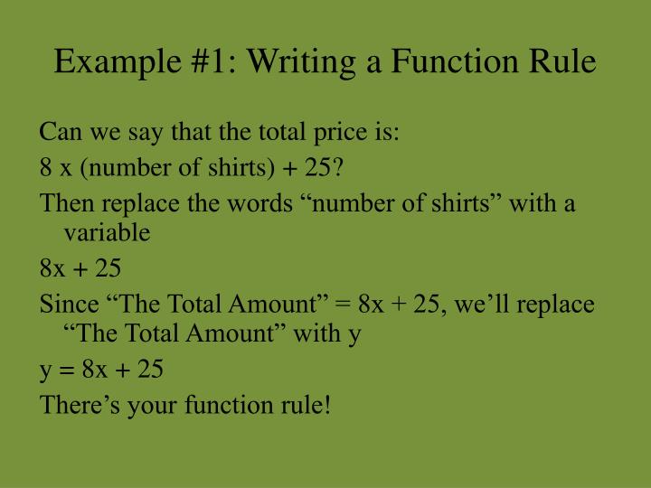 PPT - Patterns and Functions PowerPoint Presentation - ID:1805265