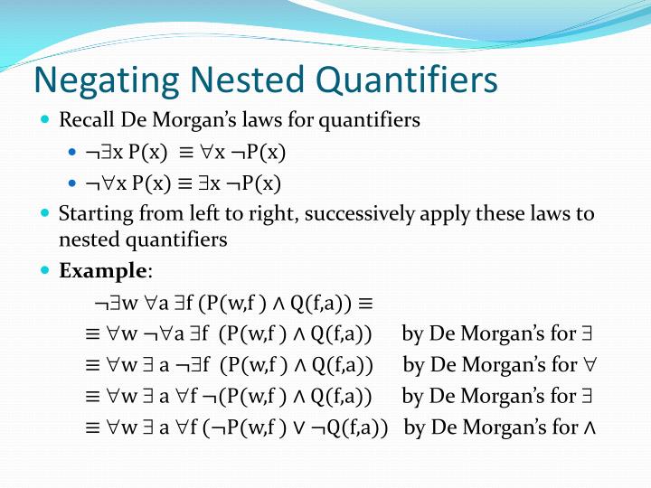 PPT - Nested Quantifiers PowerPoint Presentation - ID:1841882 PPT - Nested Quantifiers PowerPoint Presentation - ID:1841882
