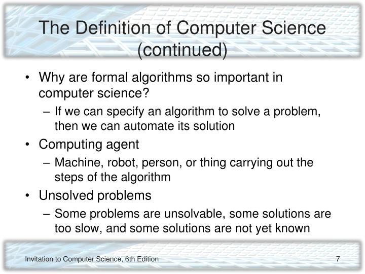 PPT Chapter 1 An Introduction To Computer Science PowerPoint Presentation ID 1889340