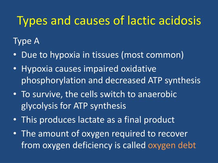 Ppt Lactic Acidosis Powerpoint Presentation Id2028407
