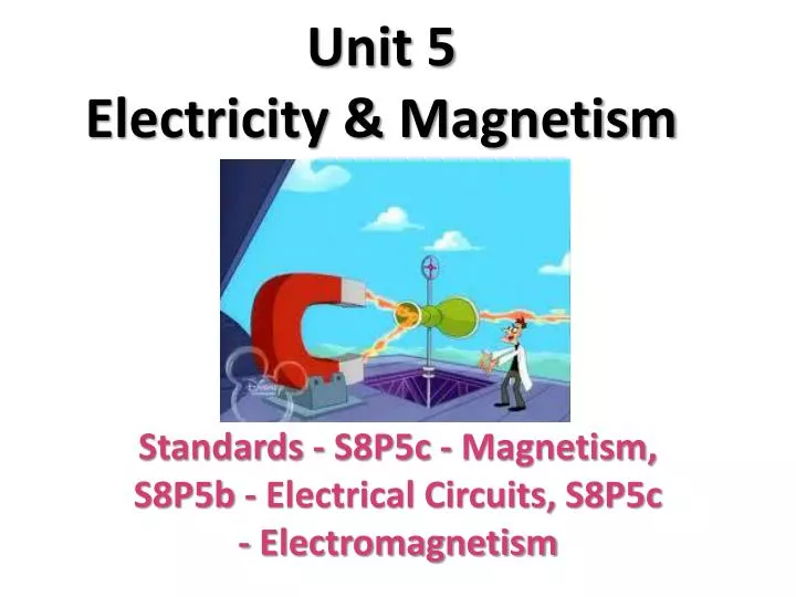 Ppt Unit 5 Electricity And Magnetism Powerpoint Presentation Id 2043235