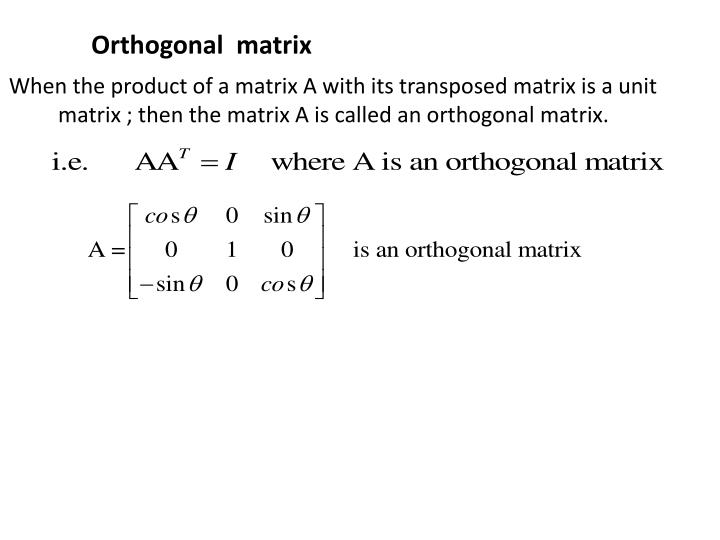 PPT - Row and column matrices are sometimes called row vectors and ... PPT - Row and column matrices are sometimes called row vectors and ...
