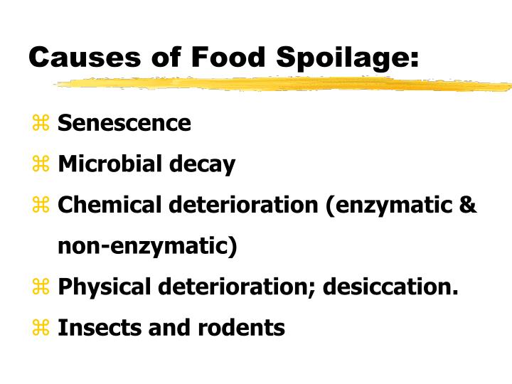 Ppt Food Spoilage Powerpoint Presentation Id3394389