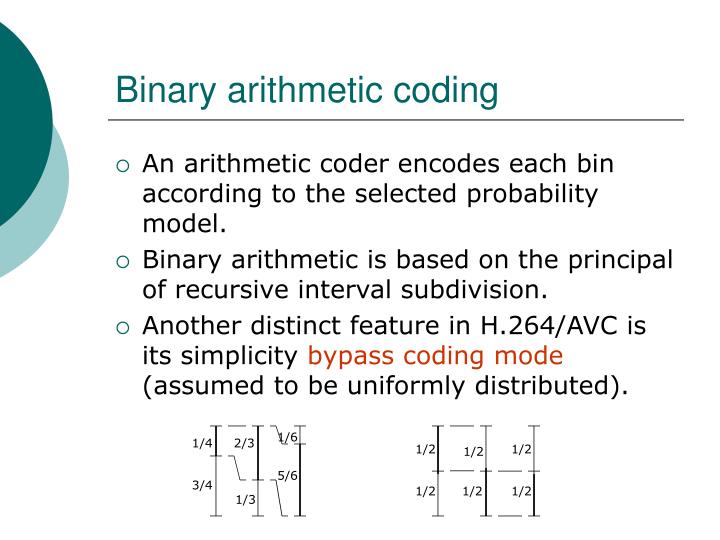 Ppt Context Based Adaptive Binary Arithmetic Coding In The H264avc Video Compression