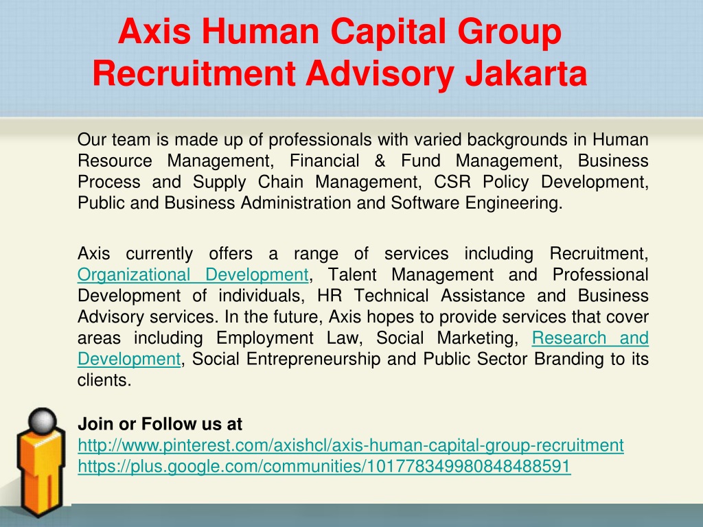 PPT - Our History of Axis Human Capital Group Recruitment Advisory ...