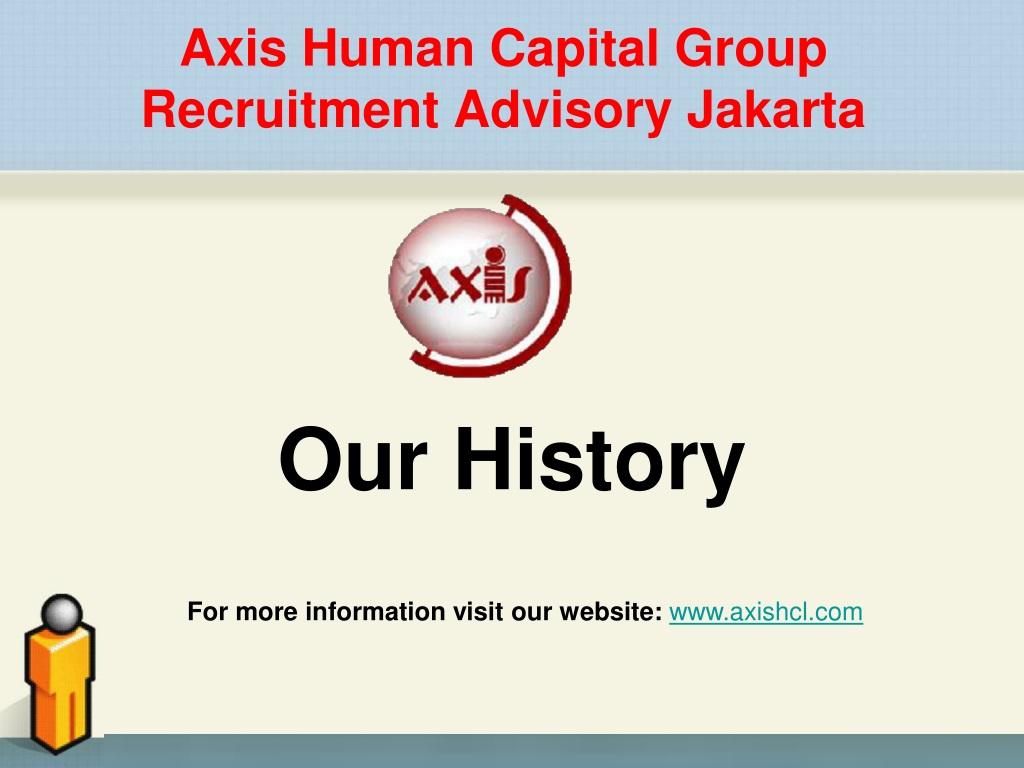 PPT - Our History of Axis Human Capital Group Recruitment Advisory ...