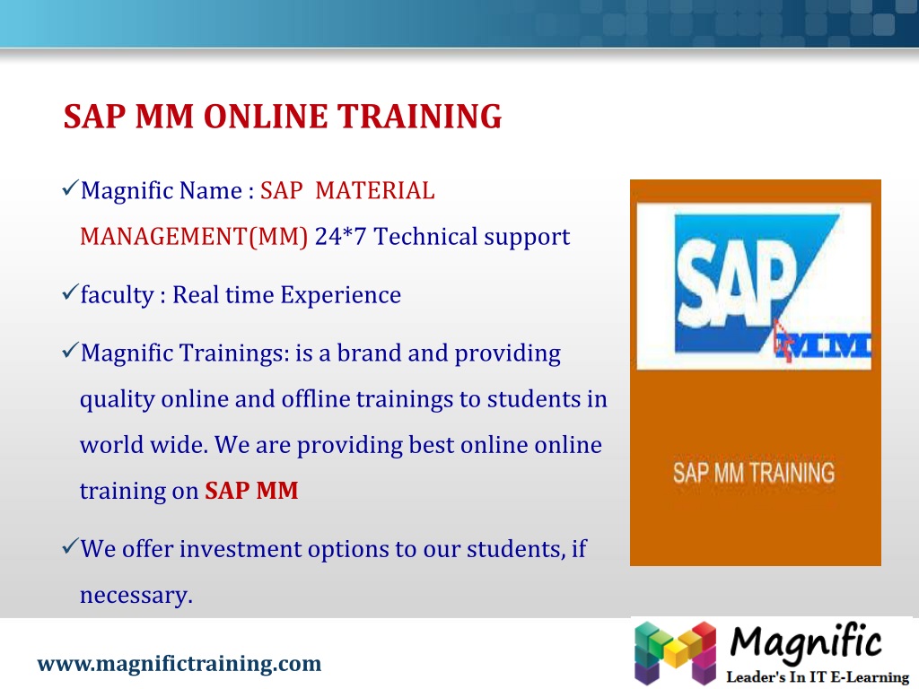 PPT - Sap Material Management(MM) Online Training In SOUTHAFRICA ...