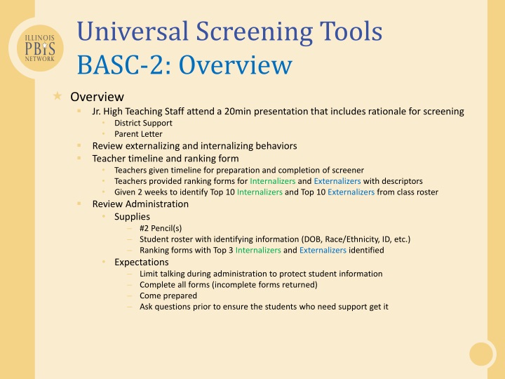 PPT - Session #A4 Universal Screening for Behavior PowerPoint ...