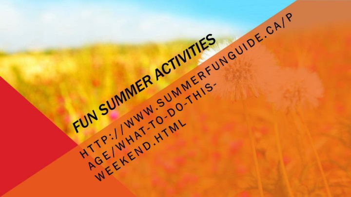 PPT - Fun Summer Activities PowerPoint Presentation, free download - ID ...