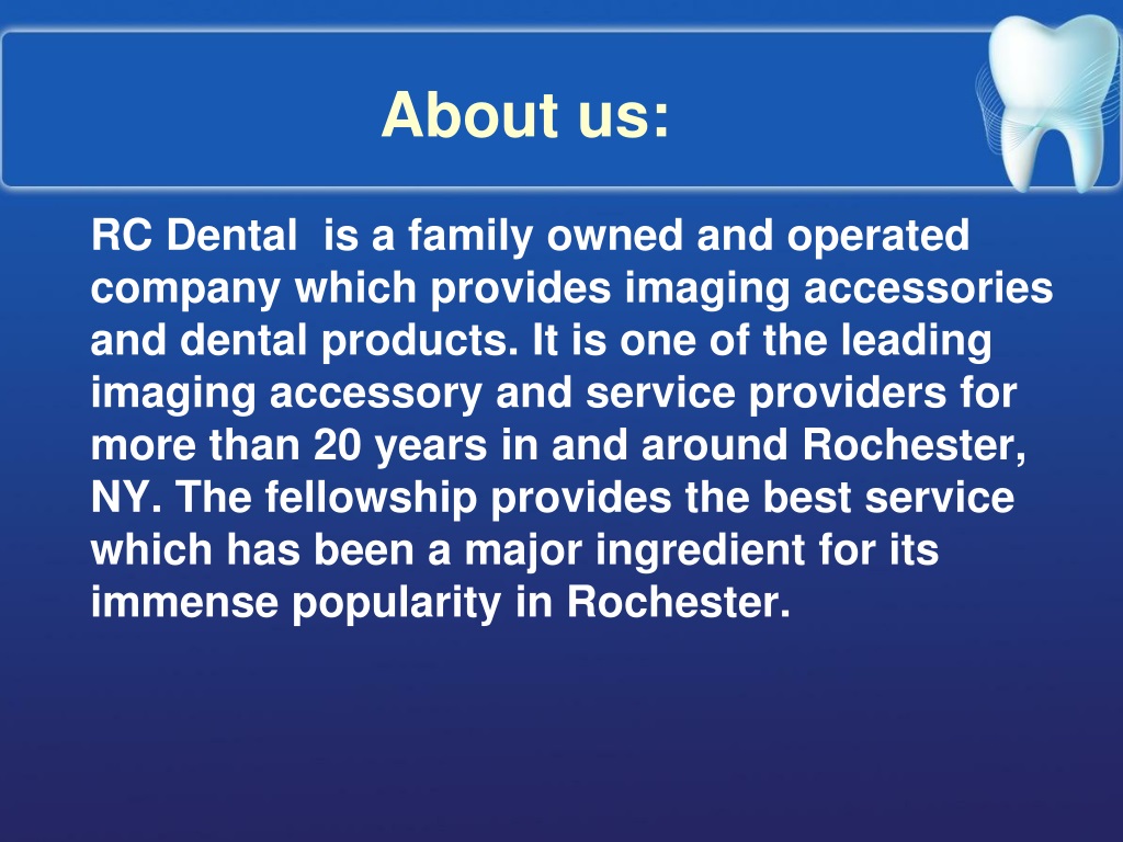PPT - RC Dental Imaging - Dental Imaging Accessories PowerPoint ...