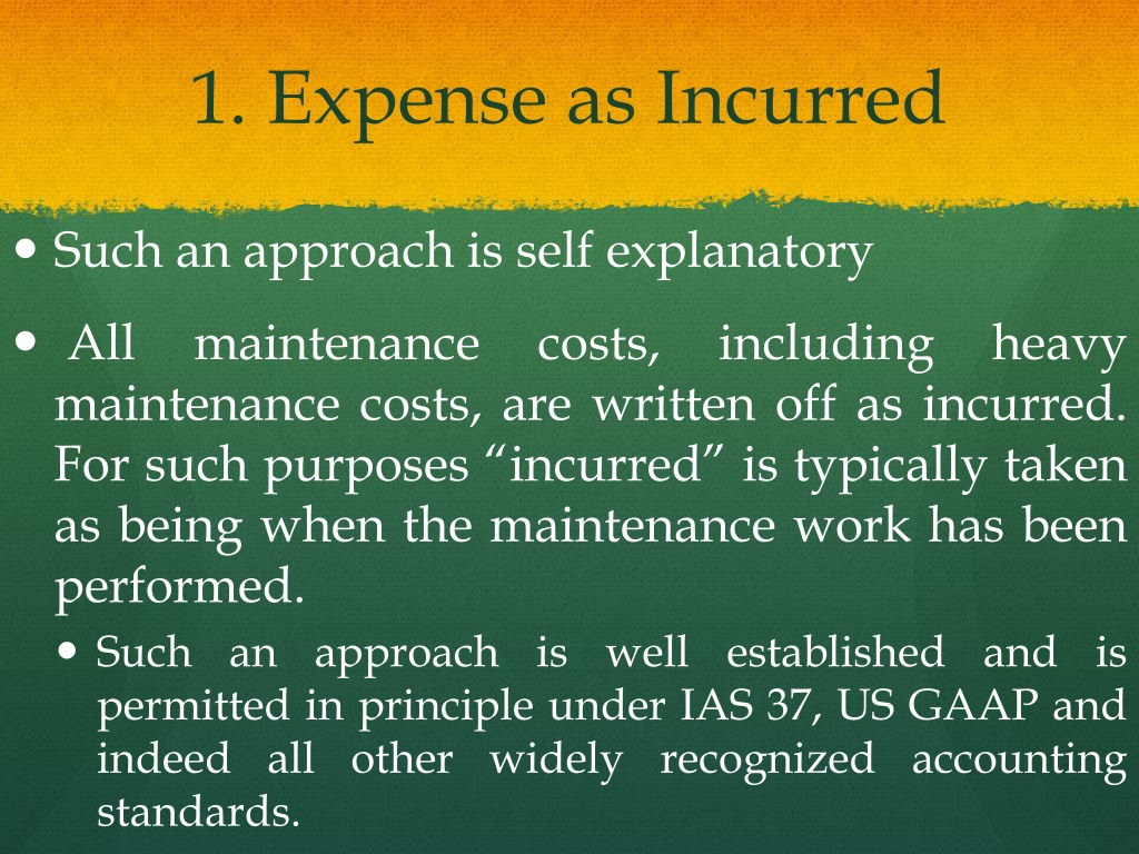 PPT - Accounting for Maintenance Costs In Airline Industry PowerPoint ...