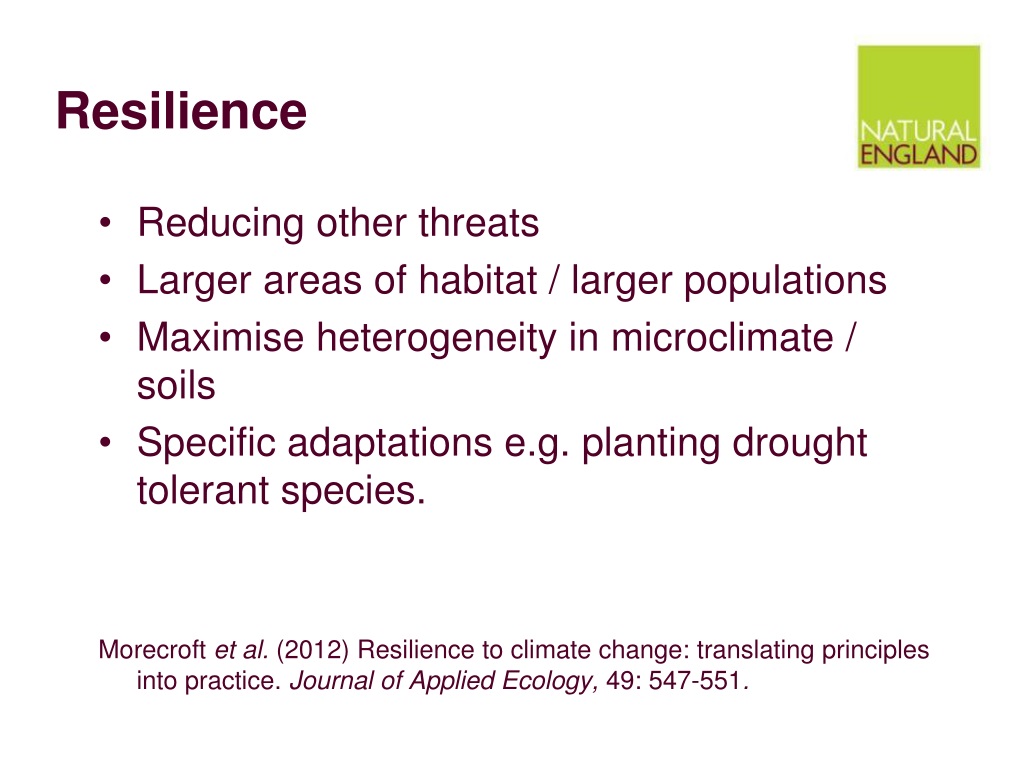 PPT - Climate change: impacts, adaptation and mitigation in British ...