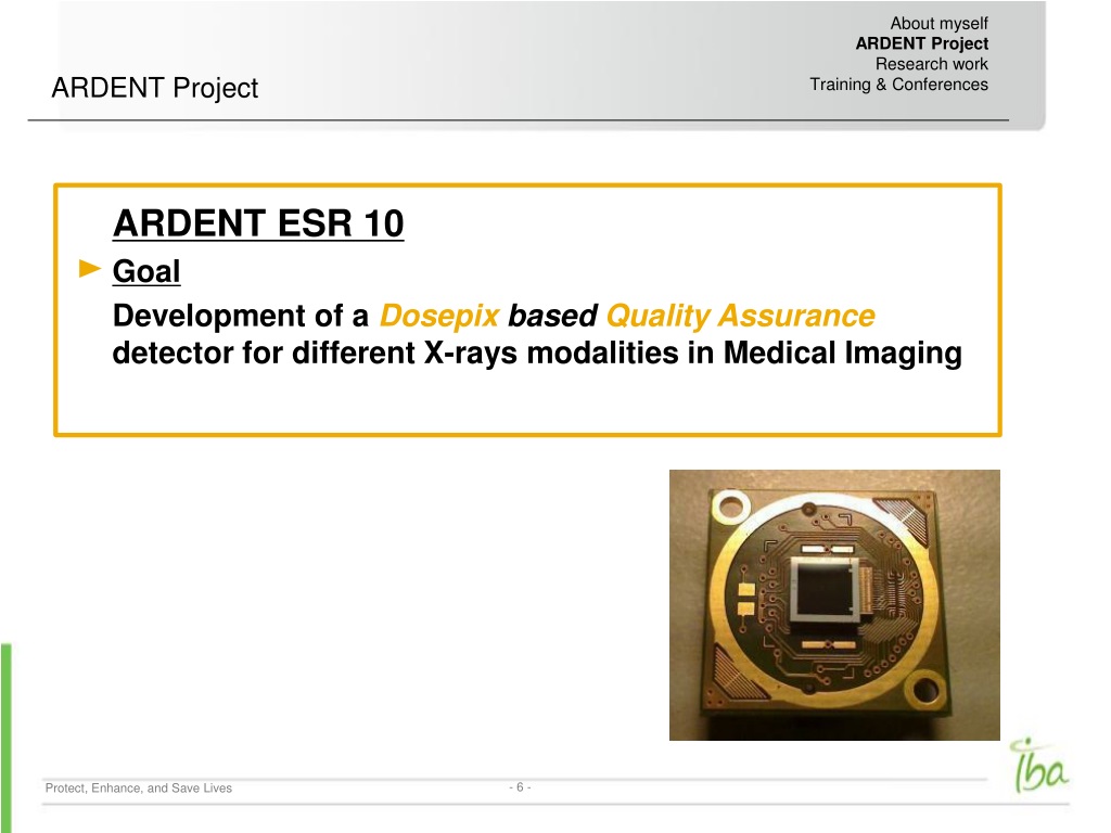 PPT - Dosepix – a detector for quality assurance in Medical Imaging ...