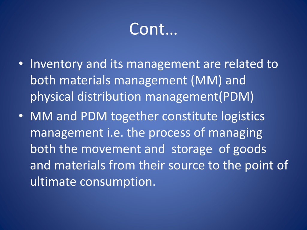 Ppt Inventory Management Powerpoint Presentation Free Download Id