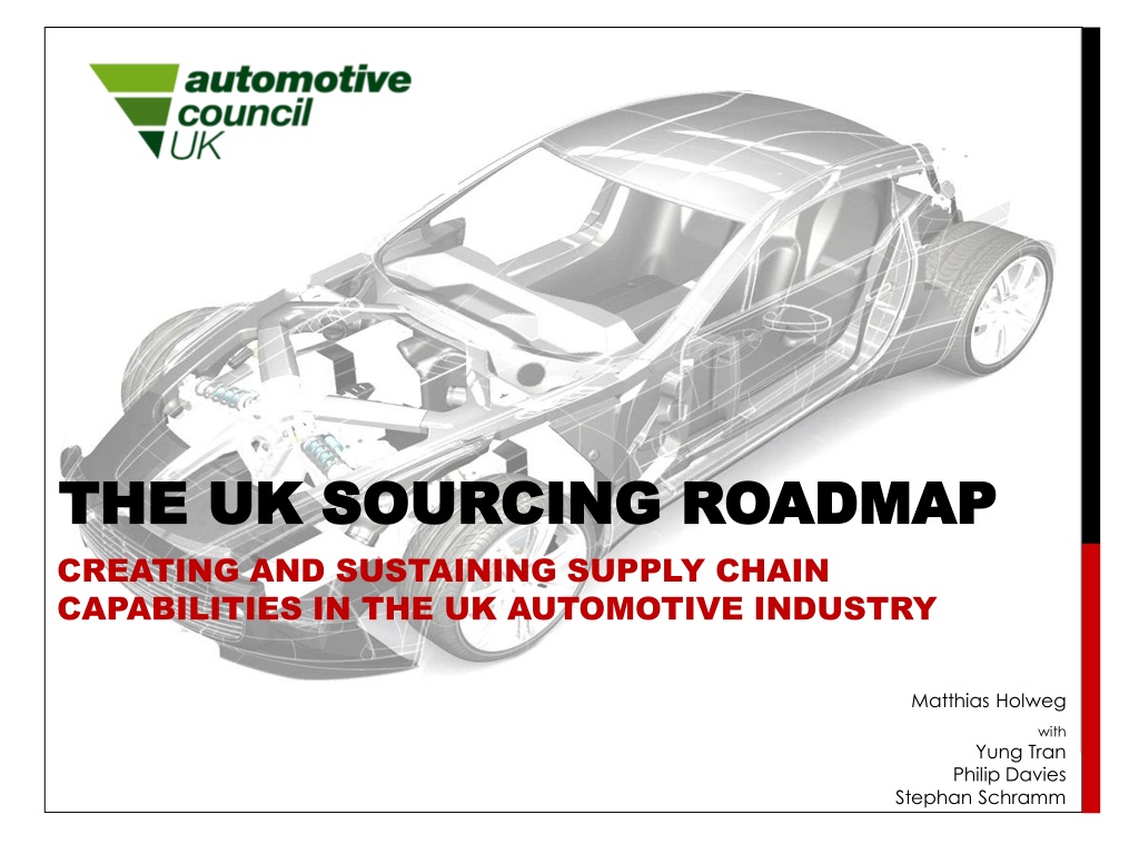 PPT - UK automotive supply chain – challenges & opportunities ...
