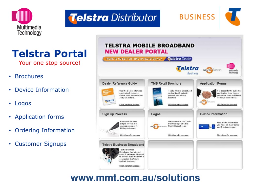 PPT - Telstra Mobile Broadband (TMB) Effective 27 September 2011 ...