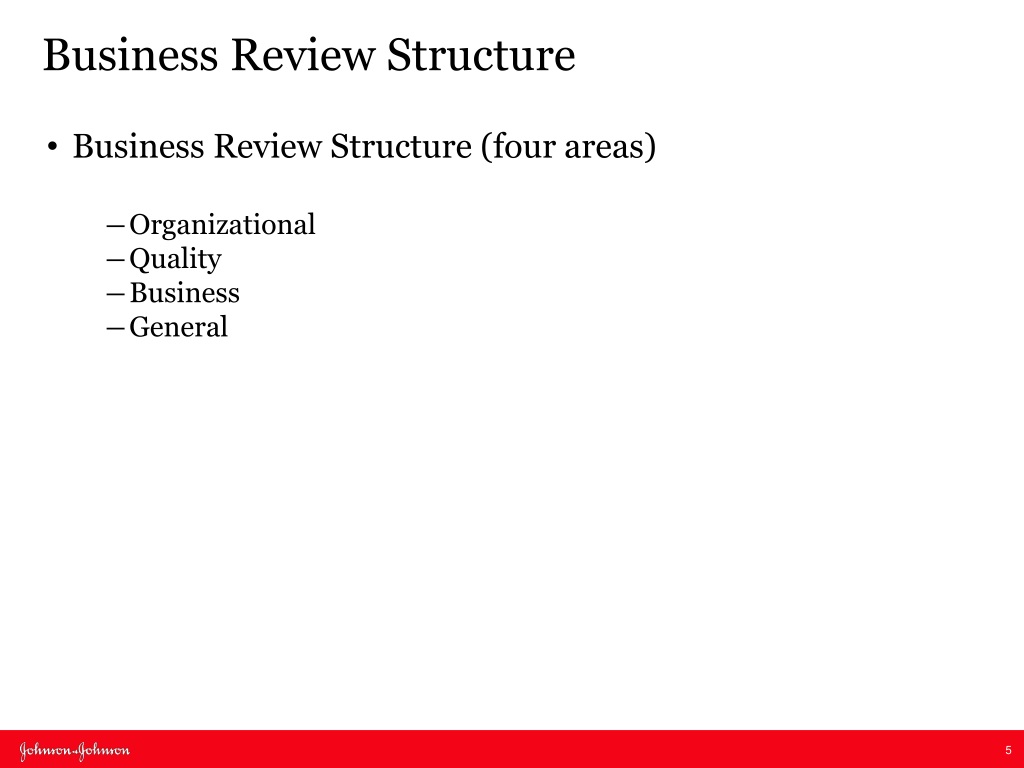 PPT - Purpose of the Supplier Business Review SOP PowerPoint ...