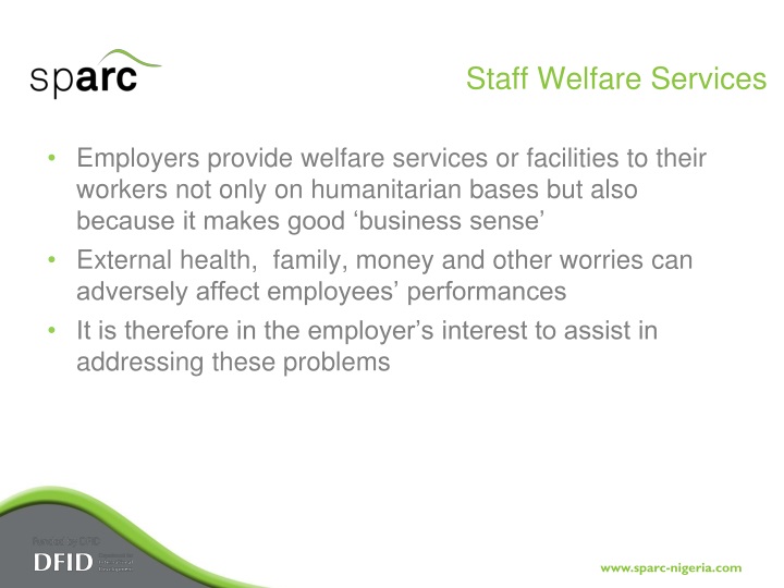 PPT - Staff Welfare PowerPoint Presentation - ID:1503867