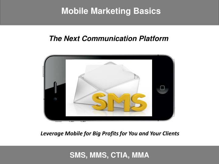 PPT - Mobile Marketing Basics PowerPoint Presentation, free download ... PPT - Mobile Marketing Basics PowerPoint Presentation, free download ...
