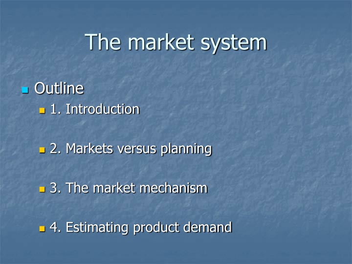 PPT - The market system PowerPoint Presentation, free download - ID:1504871