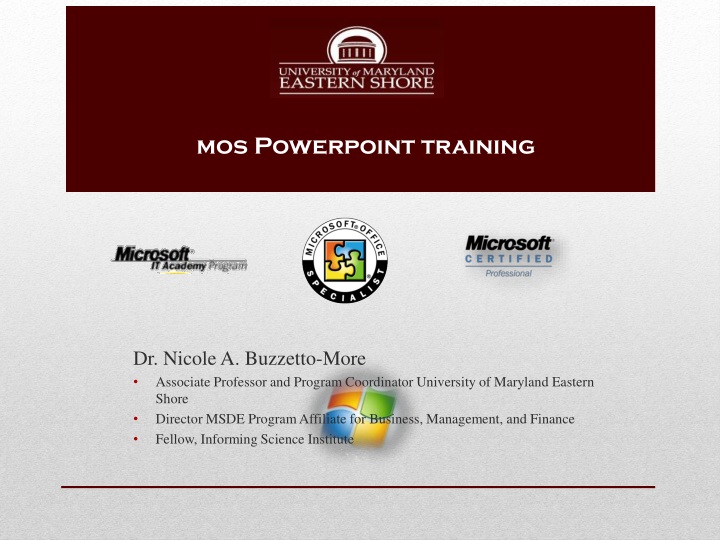 PPT - mos Powerpoint training PowerPoint Presentation, free download ...