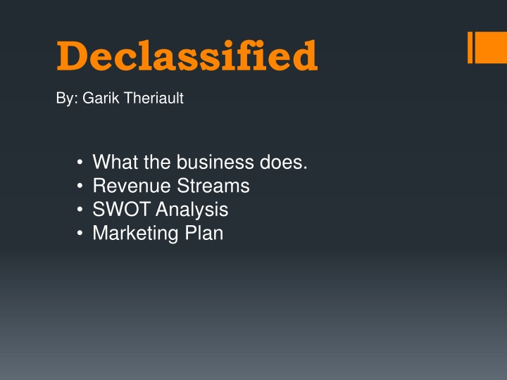 PPT - Declassified PowerPoint Presentation, free download - ID:1505395