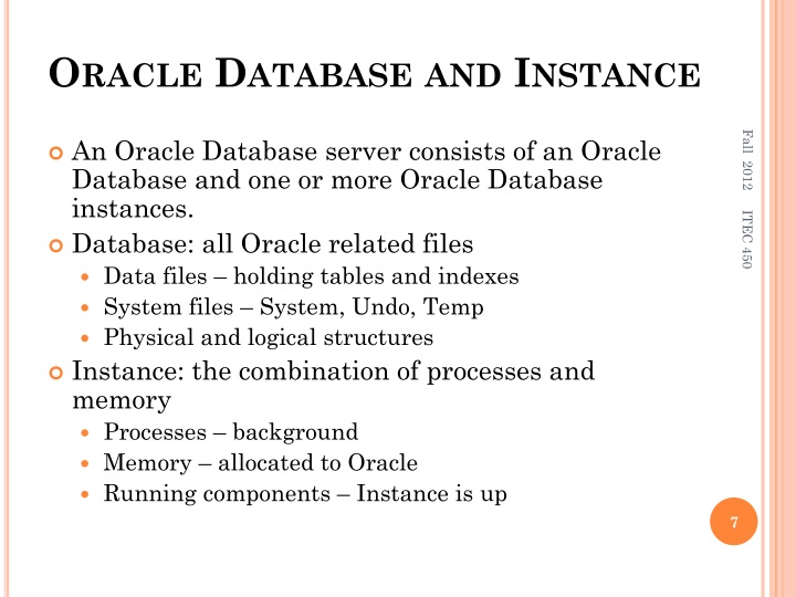 PPT - Module 1 DBMS Strategy and ORACLE Architecture PowerPoint ...
