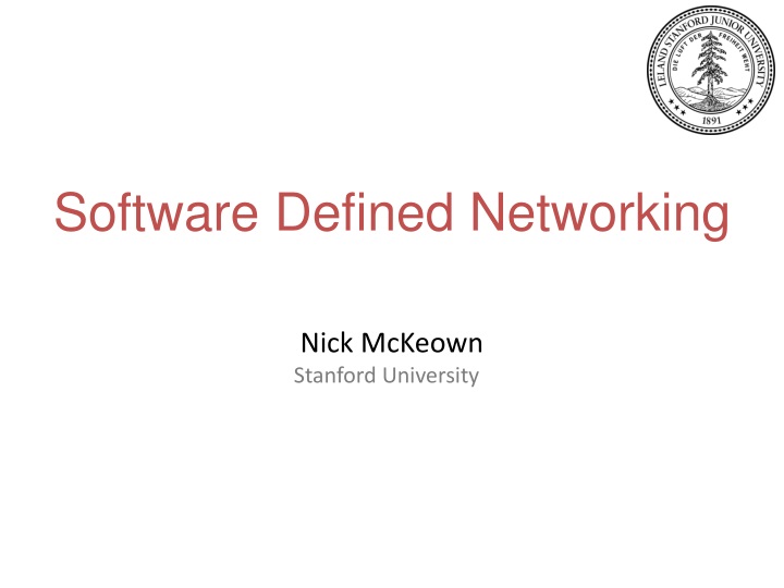 PPT - Software Defined Networking PowerPoint Presentation, free ...