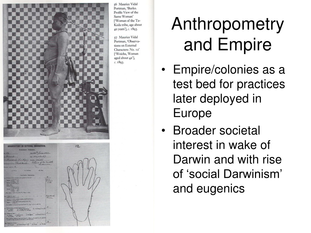 PPT - Anthropometry and Empire: Identifying the ‘Other’ Through ...