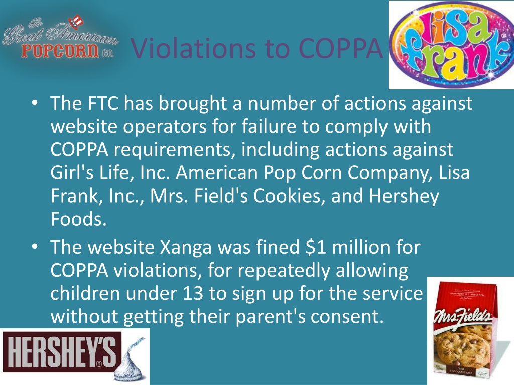 PPT - Children's Online Privacy Protection Act and the Video Privacy ...