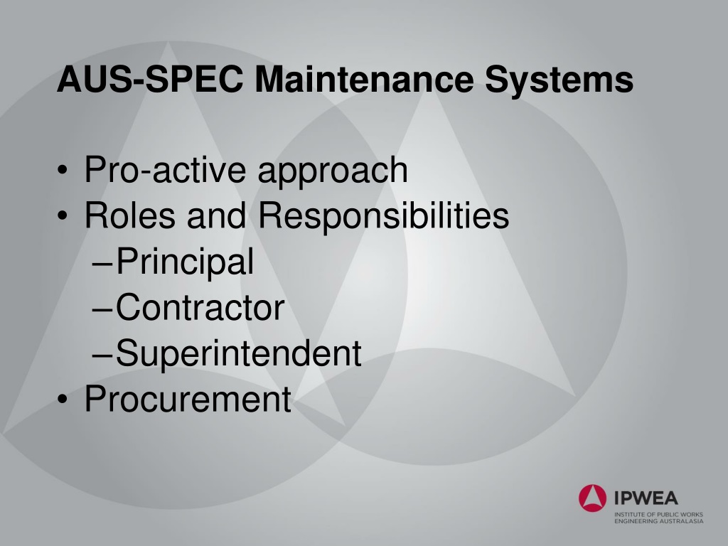PPT - IPWEA VICTORIA ASSET MANAGEMENT IN PARKS SEMINAR TOOLS TO ASSIST ...