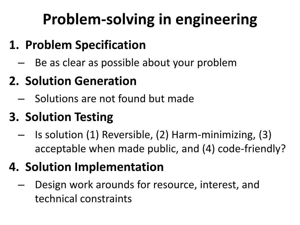 PPT - Ethics in Engineering: A Guide to Ethical Problem-Solving ...