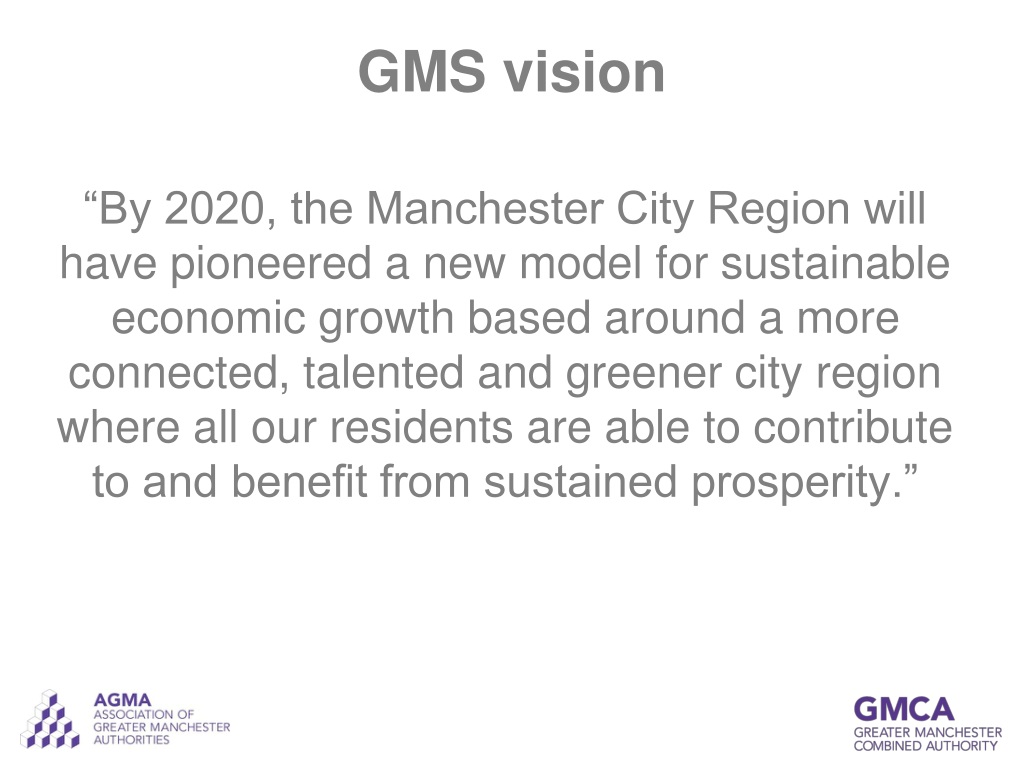 PPT - The Greater Manchester Strategy 2013-2020 PowerPoint Presentation ...