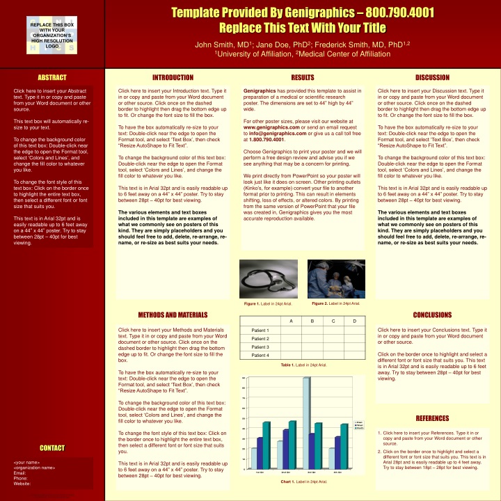 PPT - Template Provided By Genigraphics – 800.790.4001 Replace This ...