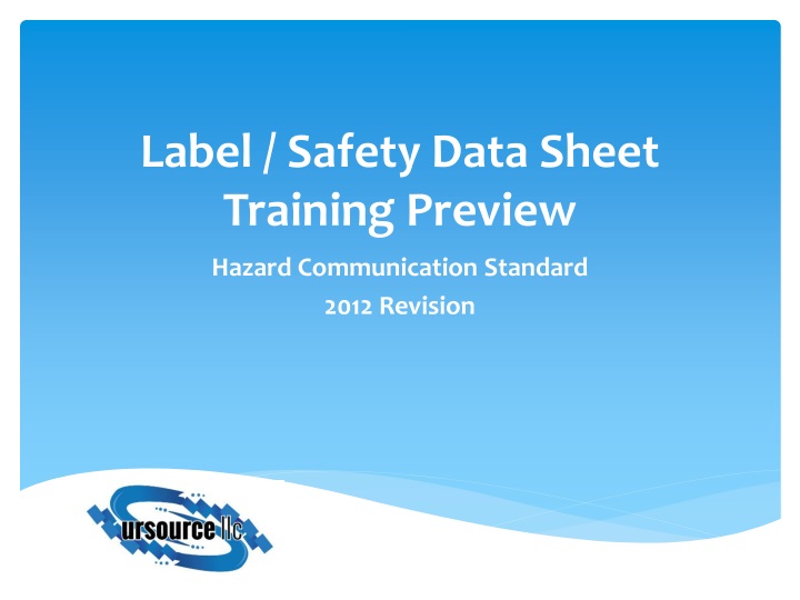 PPT - Label / Safety Data Sheet Training Preview PowerPoint ...