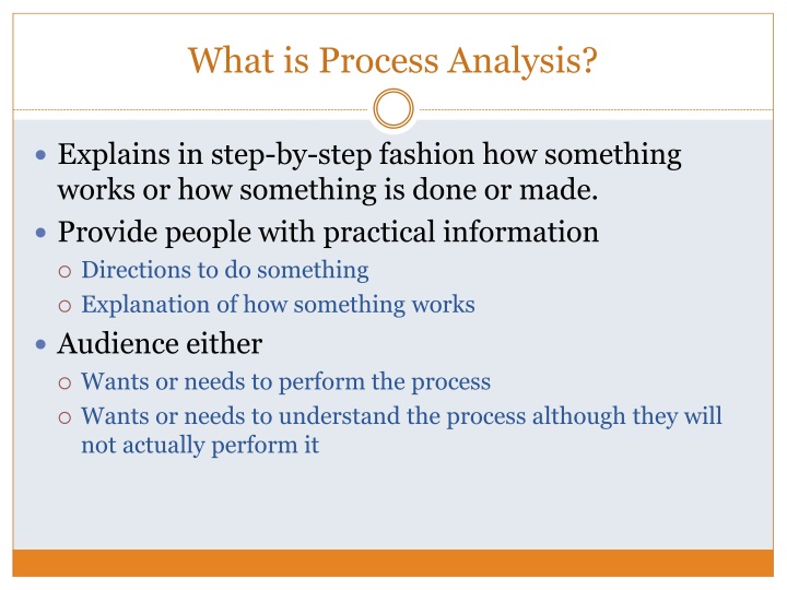 PPT - Process Analysis Essay PowerPoint Presentation - ID:1507569