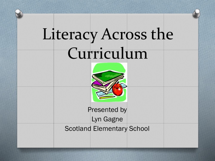 PPT - Literacy Across the Curriculum PowerPoint Presentation, free ...