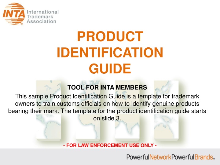 PPT - PRODUCT IDENTIFICATION GUIDE PowerPoint Presentation, free ...