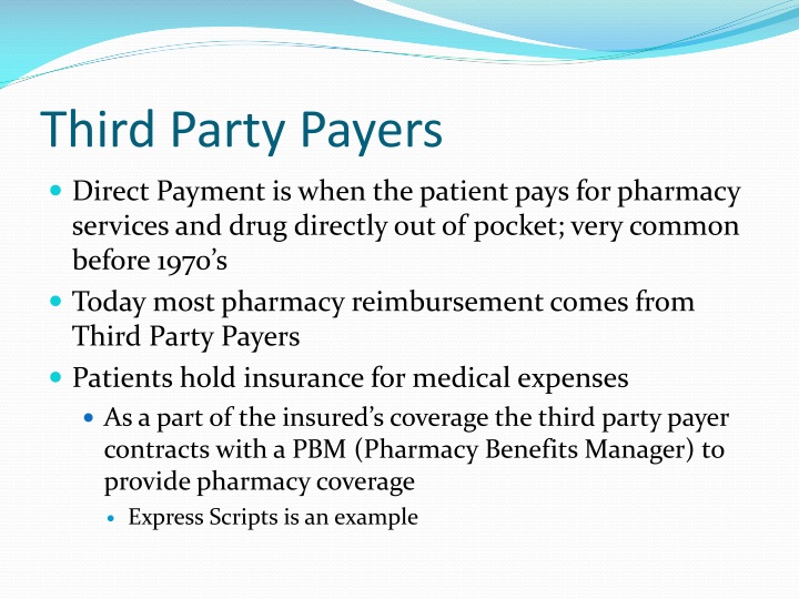 PPT - Third Party Payers PowerPoint Presentation, free download - ID ...