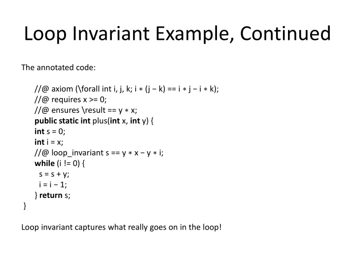 Ppt Jml And Esc Java2 An Introduction Karl Meinke School Of Computer Science And