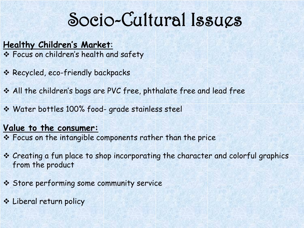 PPT - Socio-Cultural Issues PowerPoint Presentation, free download - ID ...