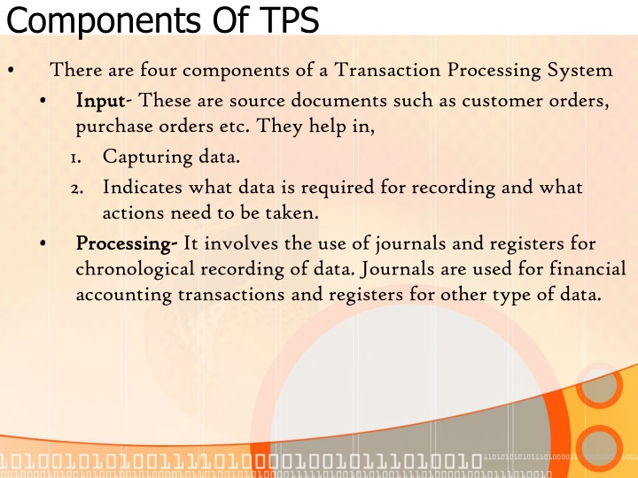 PPT - TRANSACTION PROCESSING SYSTEMS PowerPoint Presentation - ID:1509041