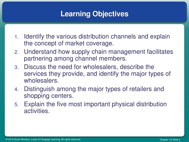 PPT - Chapter 13: Distributing and Promoting Products PowerPoint ...