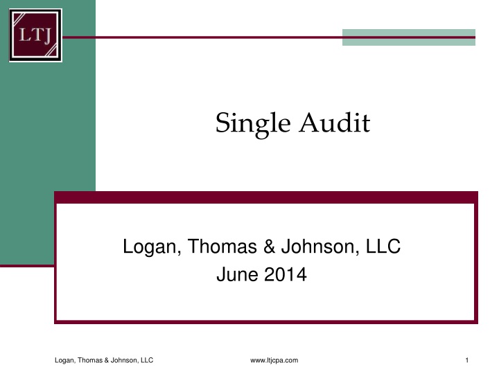 PPT - Single Audit PowerPoint Presentation, free download - ID:1509284
