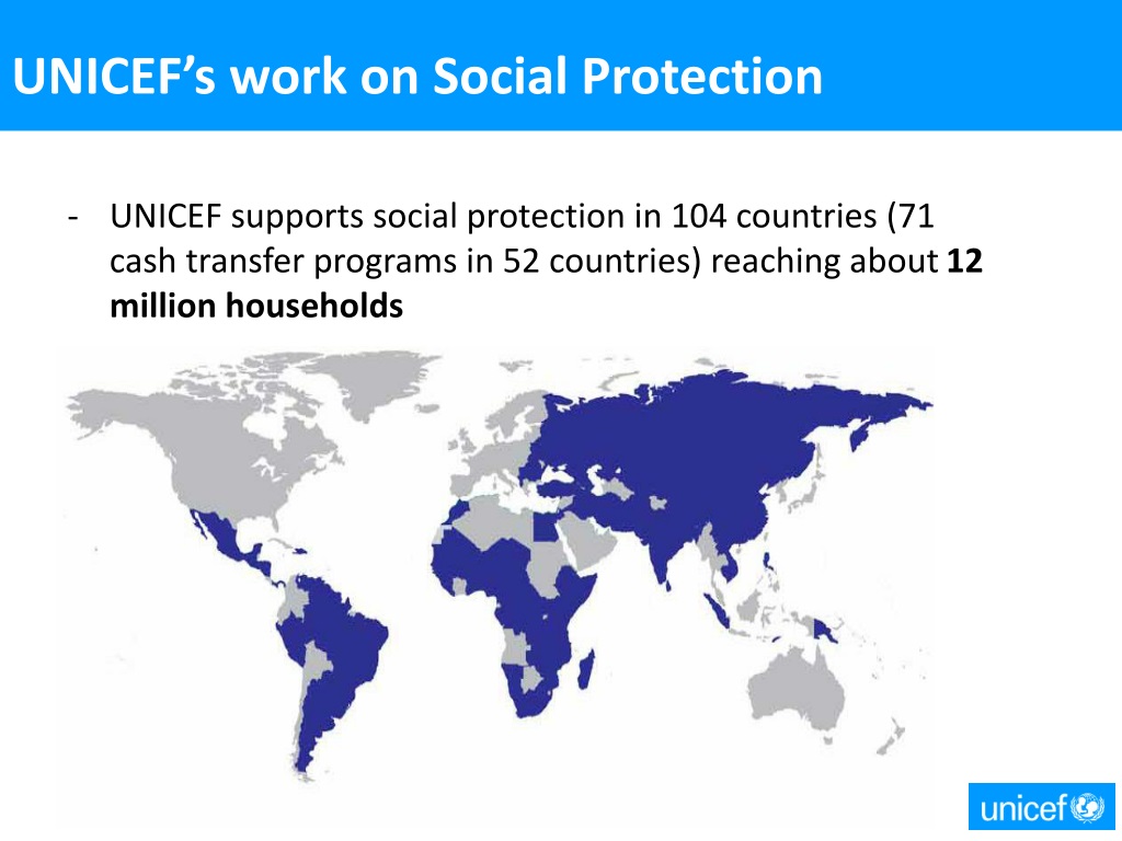 PPT - UNICEF Social Protection Work an overview Show and Tell on Social ...