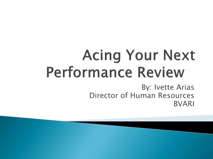 PPT - Acing Your Next Performance Review PowerPoint Presentation, free ...