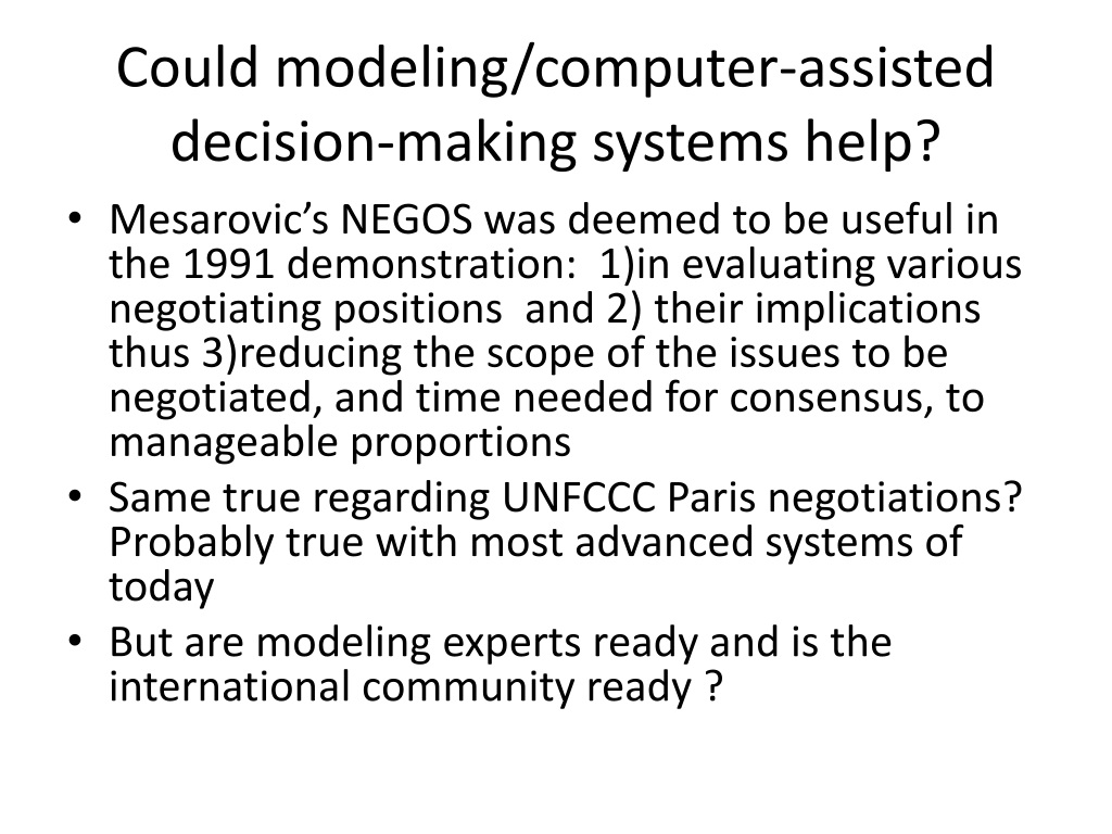 PPT - Mankind at the Turning Point Mihajlo Mesarovic &Eduard Pestel ...